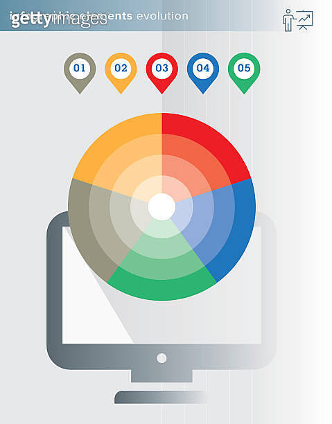 infographics elements – evolution series 이미지 (472330273) - 게티이미지뱅크