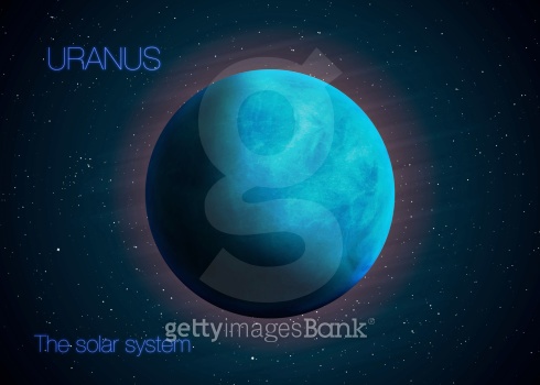 Planet Uranus. Elements of this image furnished by NASA (467013649 ...