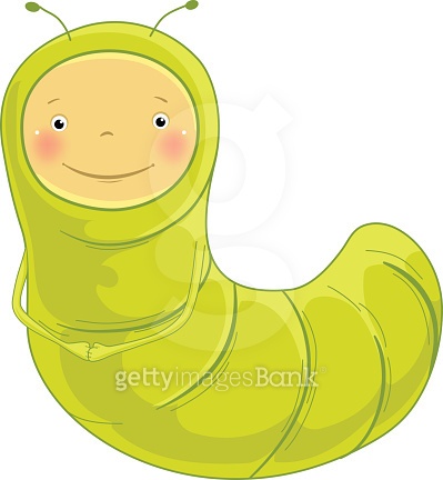 inchworm cartoon character 이미지 (472356393) - 게티이미지뱅크