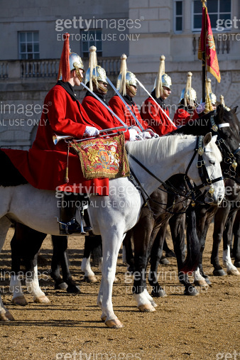 Members of the Household Cavalry Guards Parade 이미지 (458346147) - 게티이미지뱅크