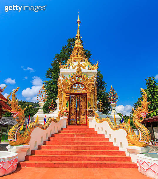 Wat Temple in Mae Chaem District Chiang Mai Thailand 이미지 (187187894 ...