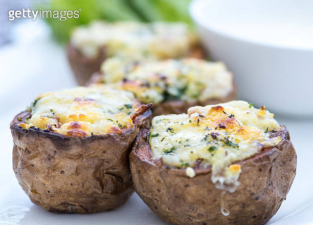 Potato Skin cups 이미지 (178094429) - 게티이미지뱅크