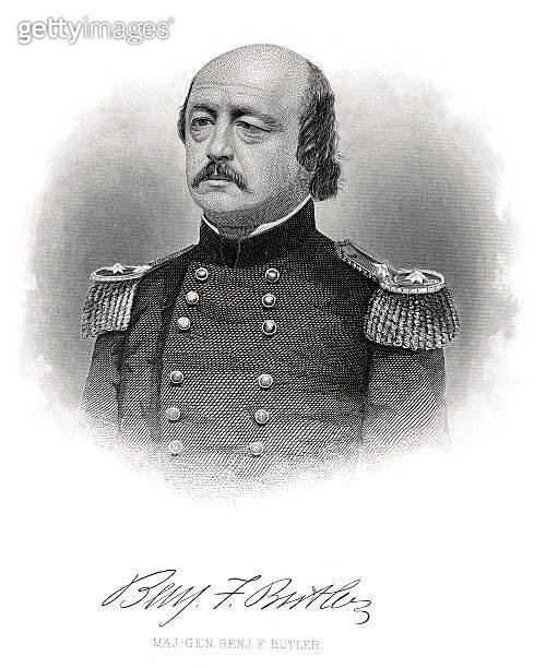 Major General Benjamin Franklin Butler 이미지 (183888910) - 게티이미지뱅크