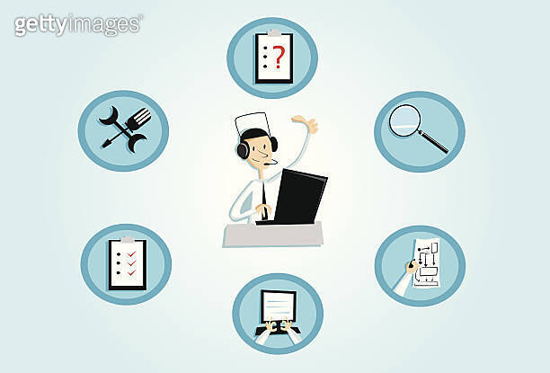 One stop solution for all customer problems (450953573) 일러스트, 무료 일러스트 ...