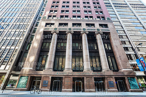 Harris Trust and Savings Bank, downtown Chicago 이미지 (458955925) - 게티이미지뱅크