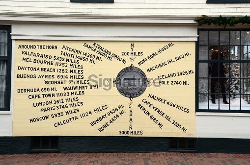 Compass Rose Mural at Gardiner's Corner 이미지 (458933145) - 게티이미지뱅크