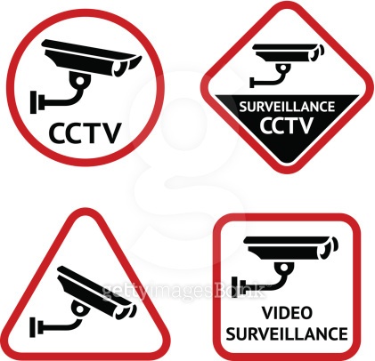 Security camera, set sticky labels 이미지 (180872483) - 게티이미지뱅크