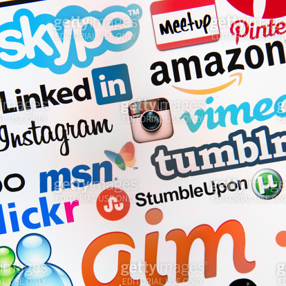 The most famous social media website on web 이미지 (458533875) - 게티이미지뱅크