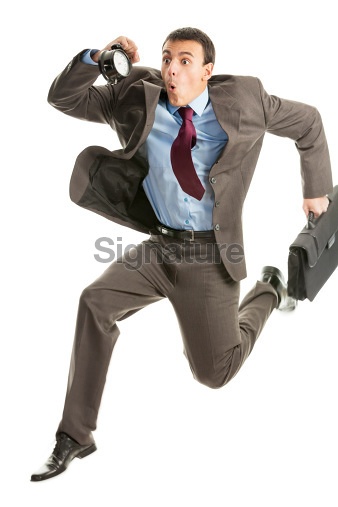 Young businessman late for work 이미지 (174859570) - 게티이미지뱅크