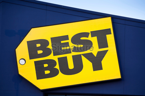 Best Buy Sign on retail store 이미지 (458405613) - 게티이미지뱅크