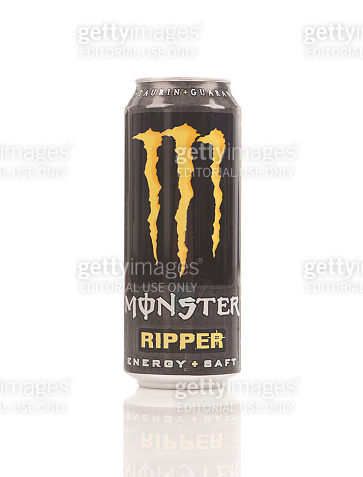 Monster Ripper Energy Drink can (171319693) - 게티이미지뱅크