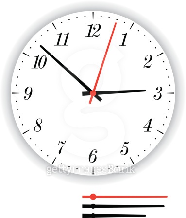 Clock Face Modern (488939345) 일러스트, 무료 일러스트 - 게티이미지뱅크
