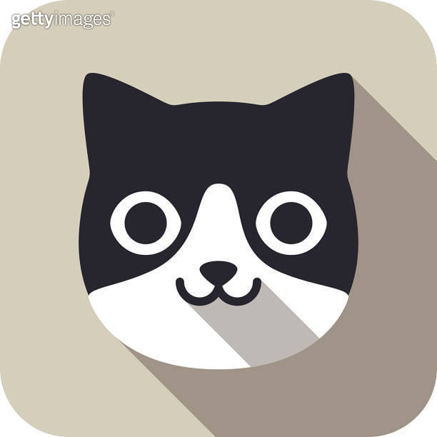 cat face flat icon series (516440277) 일러스트, 무료 일러스트, 아이콘, 무료 아이콘 - 게티이미지뱅크