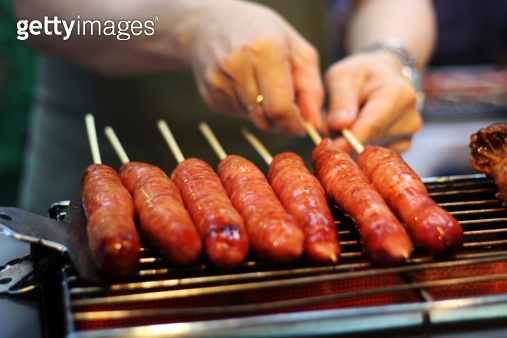 Taiwanese Sausages (Taiwan Xiang Chang) 이미지 (493072923) - 게티이미지뱅크