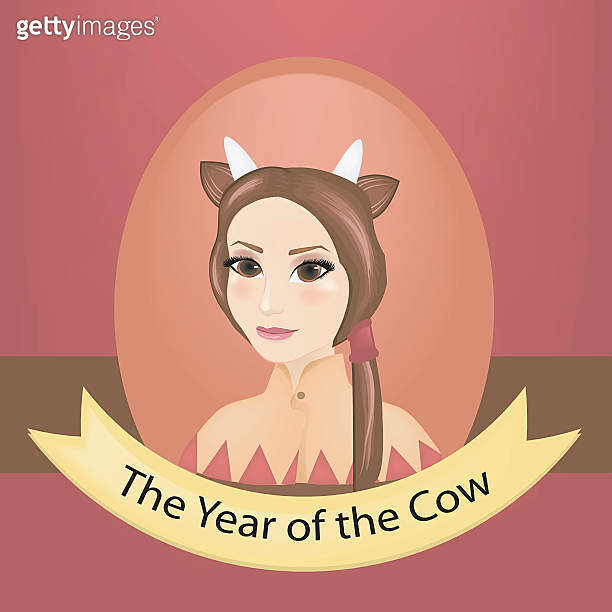 Chinese zodiac year The year of the cow. 이미지 (530416635) - 게티이미지뱅크