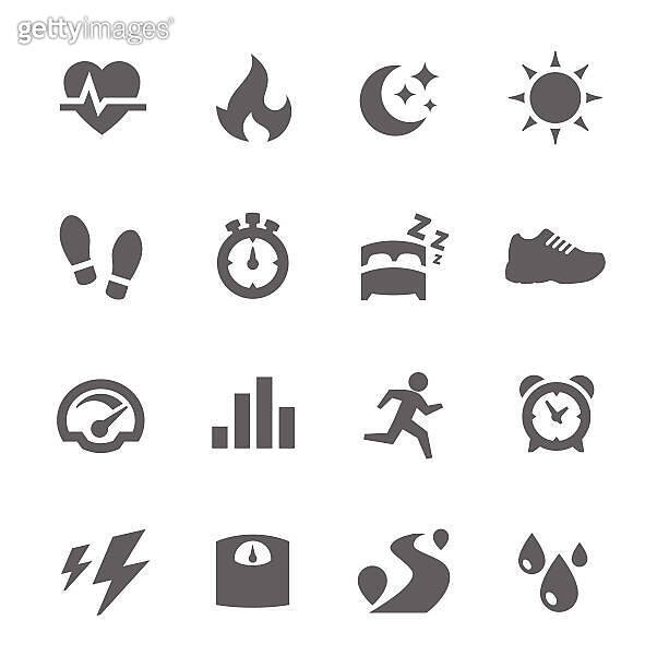 Activity Tracking Icons 이미지 (520536481) - 게티이미지뱅크