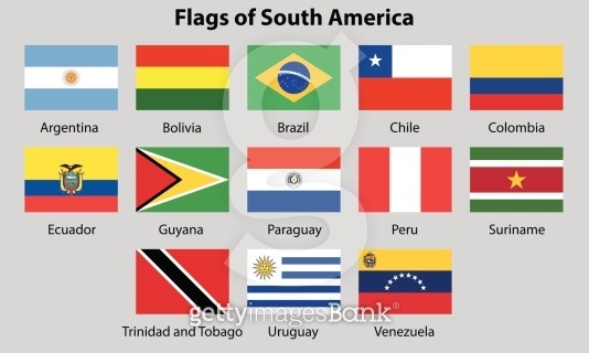 Flags of South America. 이미지 (505893645) - 게티이미지뱅크