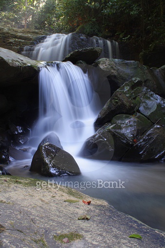 Kionsom Waterfall Inanam Kota Kinabalu Sabah Borneo Malaysia 이미지 ...