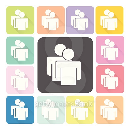 People Icon color set vector illustration 이미지 (520566459) - 게티이미지뱅크