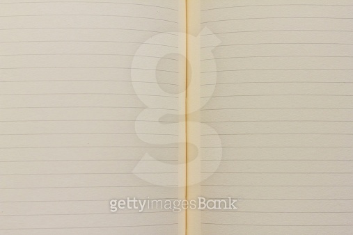 open empty notebook with lined pages 이미지 (516442971) - 게티이미지뱅크