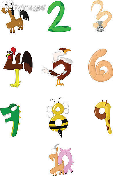 Animal Numbers 이미지 (499244061) - 게티이미지뱅크