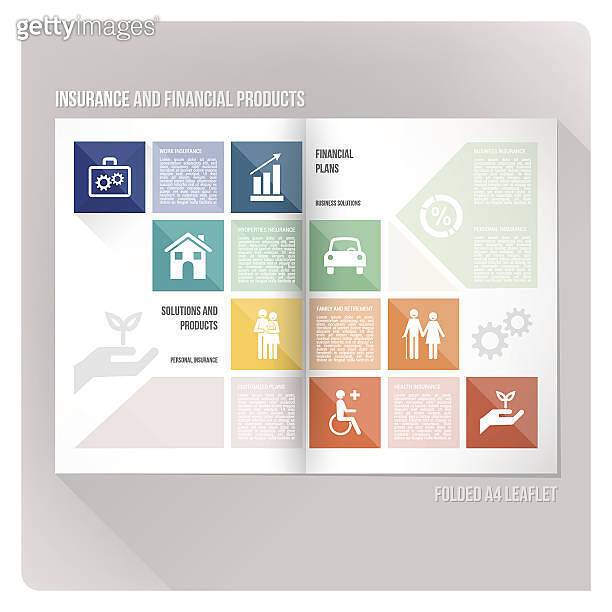 Insurance leaflet 이미지 (509681995) - 게티이미지뱅크