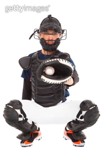 Baseball Player, Catcher, catching a ball 이미지 (465049471) - 게티이미지뱅크