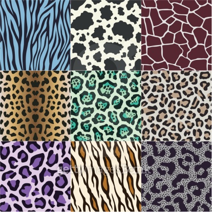 seamless animal skin pattern set (465354797) 일러스트, 무료 일러스트 - 게티이미지뱅크