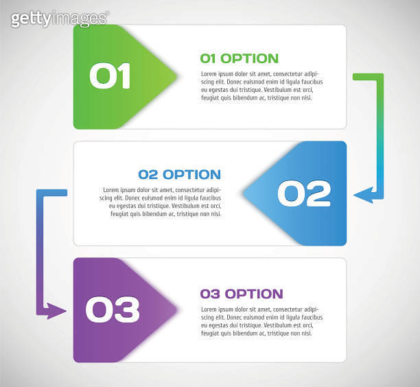 One two three - vector progress steps. (467114829) 일러스트, 무료 일러스트 - 게티이미지뱅크