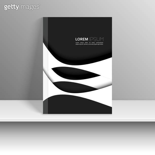 Magazine Cover with curved lines. 이미지 (510856021) - 게티이미지뱅크