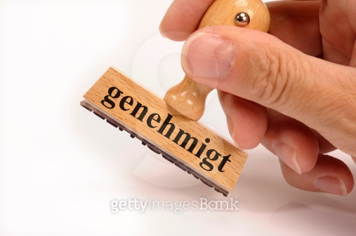 approved - in german: genehmigt 이미지 (464643533) - 게티이미지뱅크