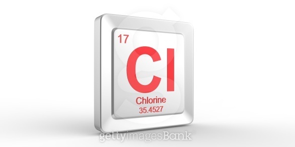 Cl symbol 17 material for Chlorine chemical element 이미지 (508401883 ...