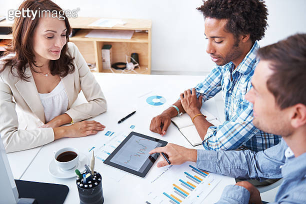 The figures look promising 이미지 (516982467) - 게티이미지뱅크