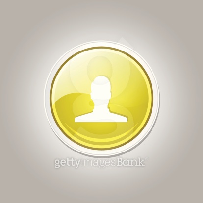User Circular Vector Yellow Web Icon Button 이미지 (512277933) - 게티이미지뱅크