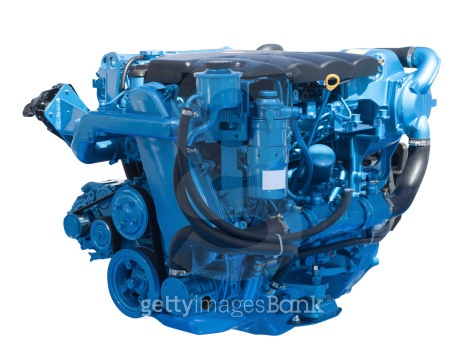 New blue engine. Isolated on white 이미지 (481124085) - 게티이미지뱅크