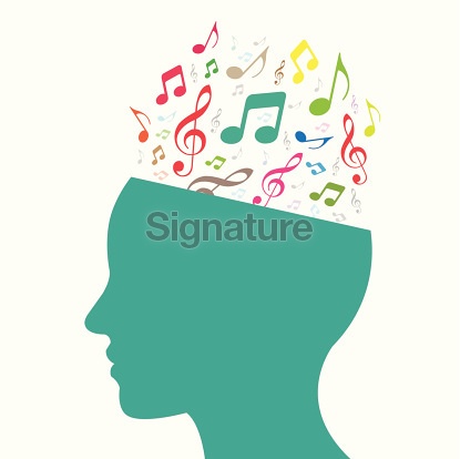 Human Head and music note 이미지 (495787373) - 게티이미지뱅크