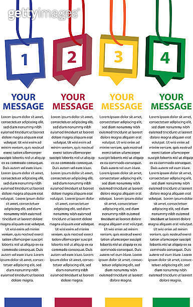 Hanging Square Pointers Vector Layout Design 이미지 (530201513) - 게티이미지뱅크