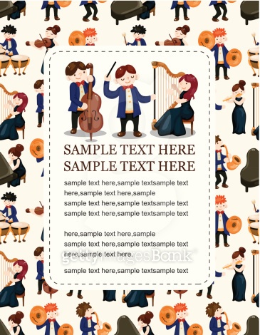 orchestra music player card 이미지 (466190941) - 게티이미지뱅크