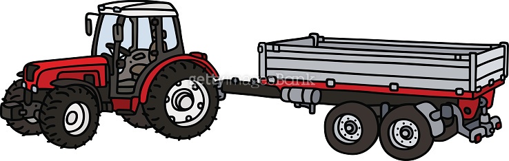Tractor with a trailer 이미지 (482655014) - 게티이미지뱅크