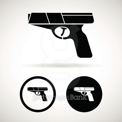 Gun icons set great for any use. Vector EPS10. 이미지 (476623038) - 게티이미지뱅크