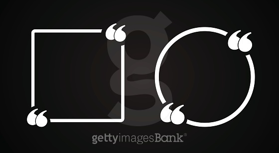 Quotation empty text box. 이미지 (490211490) - 게티이미지뱅크