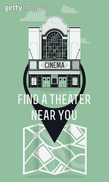 Detailed movie theater promotion poster template 이미지 (488876900) - 게티이미지뱅크