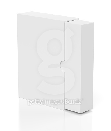 Opening box with slide cover isolated on white 이미지 (492226498) - 게티이미지뱅크