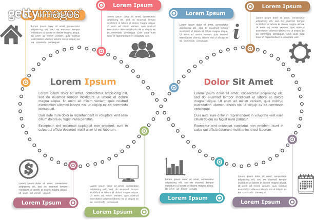 Design Template with Infinity Shape 이미지 (467624776) - 게티이미지뱅크