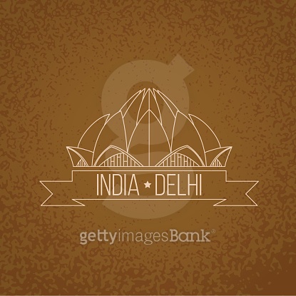 Lotus Temple - the symbol of India, Delhi (476663204) 일러스트, 무료 일러스트 ...