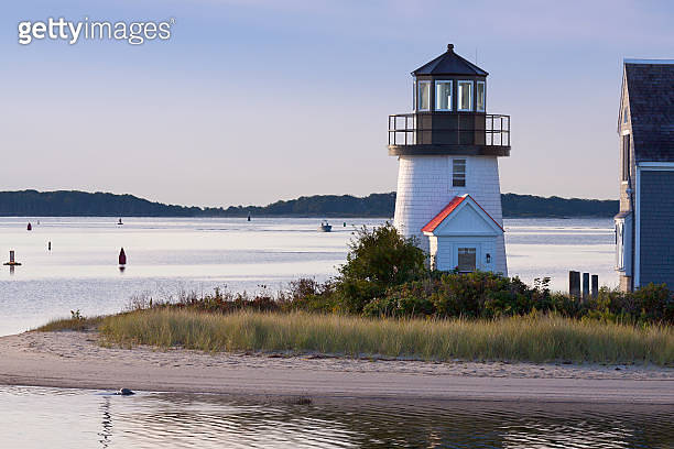 Lewis Bay Lighthouse in the morning, Hyannis, Cape Cod, Massachusetts ...