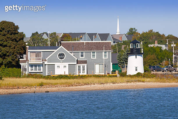 Lewis Bay Lighthouse in the morning, Hyannis, Cape Cod, Massachusetts ...