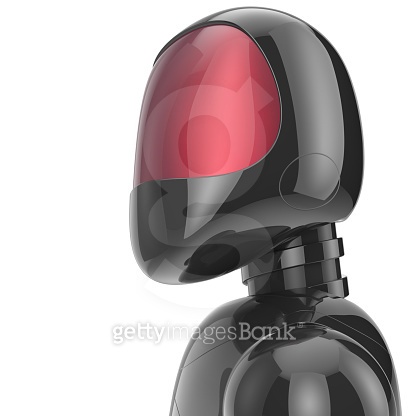 Robot cyborg dummy black futuristic bot spaceman concept 이미지 (486961626 ...