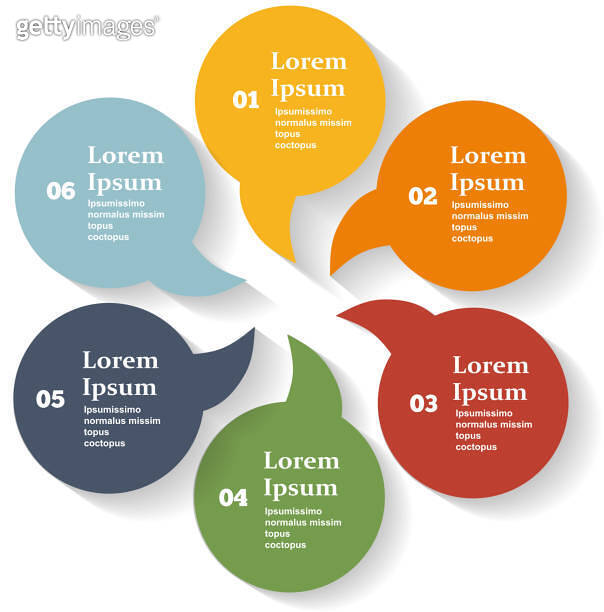 Vector circle color infographic. Template for diagram, graph ...