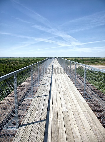 Hiking Path Over Trestle Bridge at Outlook Saskatchewan 이미지 (480569848 ...